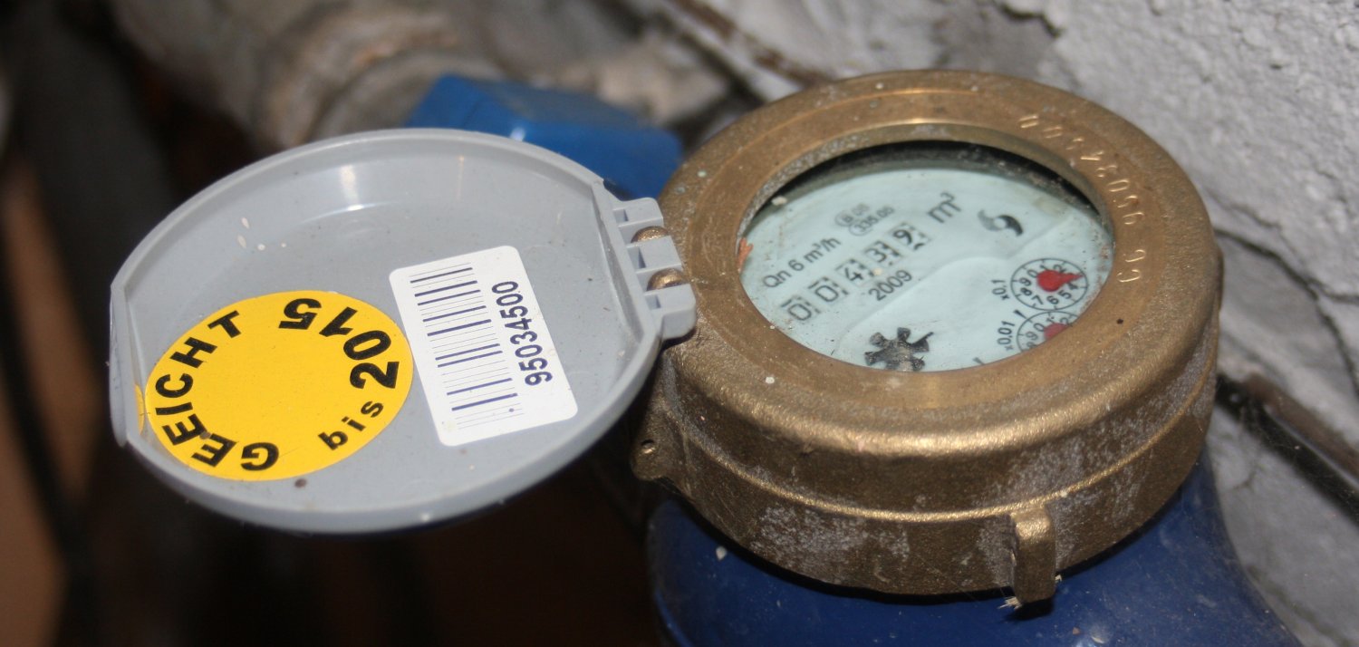 Wasserzähler ablesen | Startseite